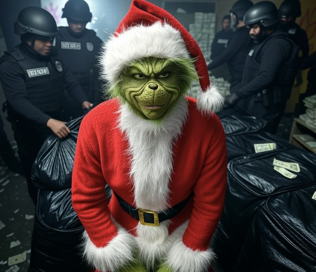 GRINCH VS. CARTEL: Peruvian law enforcement uses classic Christmas ...